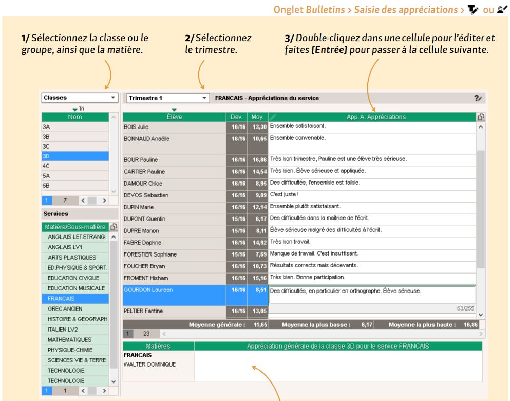 Outil Pronote - Lycée W.A. Mozart