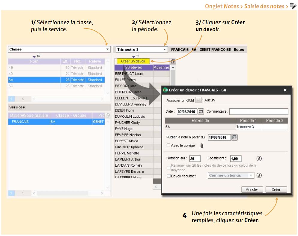 Outil Pronote - Lycée W.A. Mozart